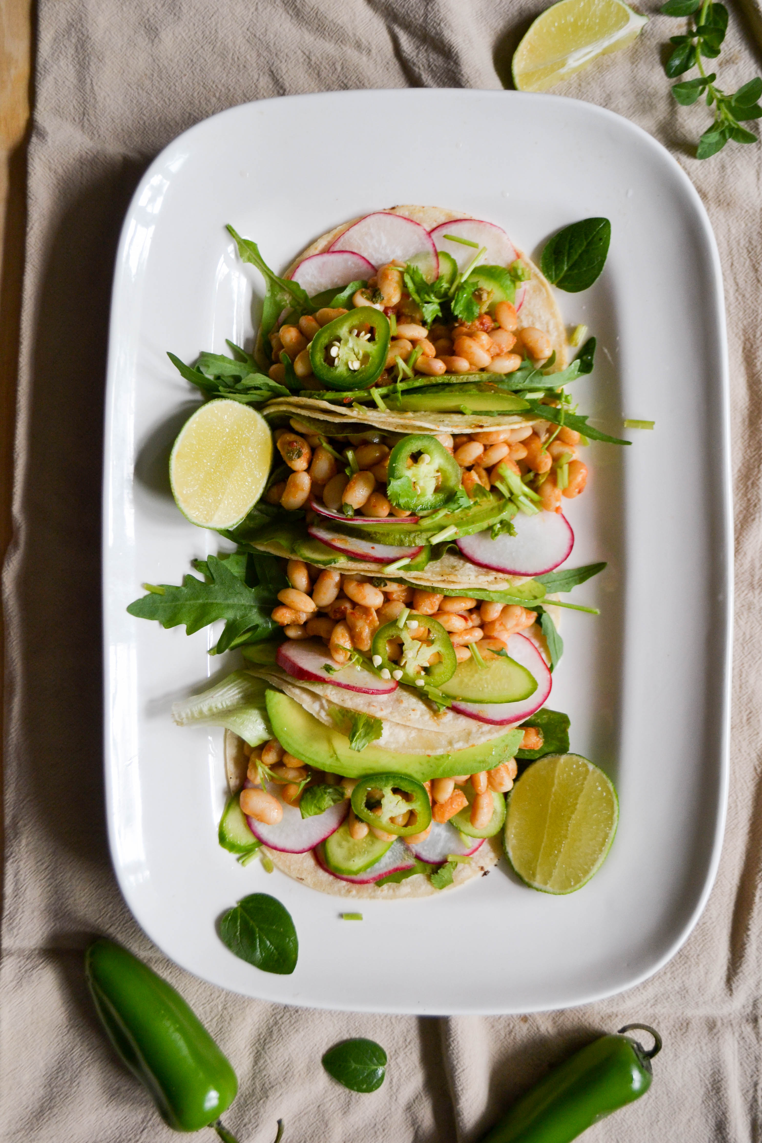 Easy white bean tacos | lushesfood